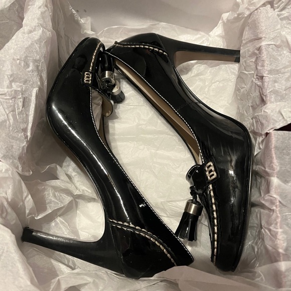 Ellen Tracy | Shoes | Ellen Tracy Black Patent Leather Heels | Poshmark
